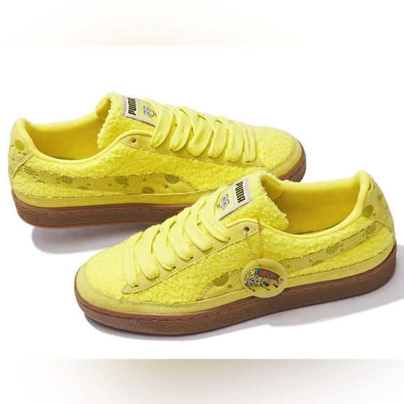 Puma | Shoes | Limited Edition Puma X Spongebob Suede Sneakers Nwt ...